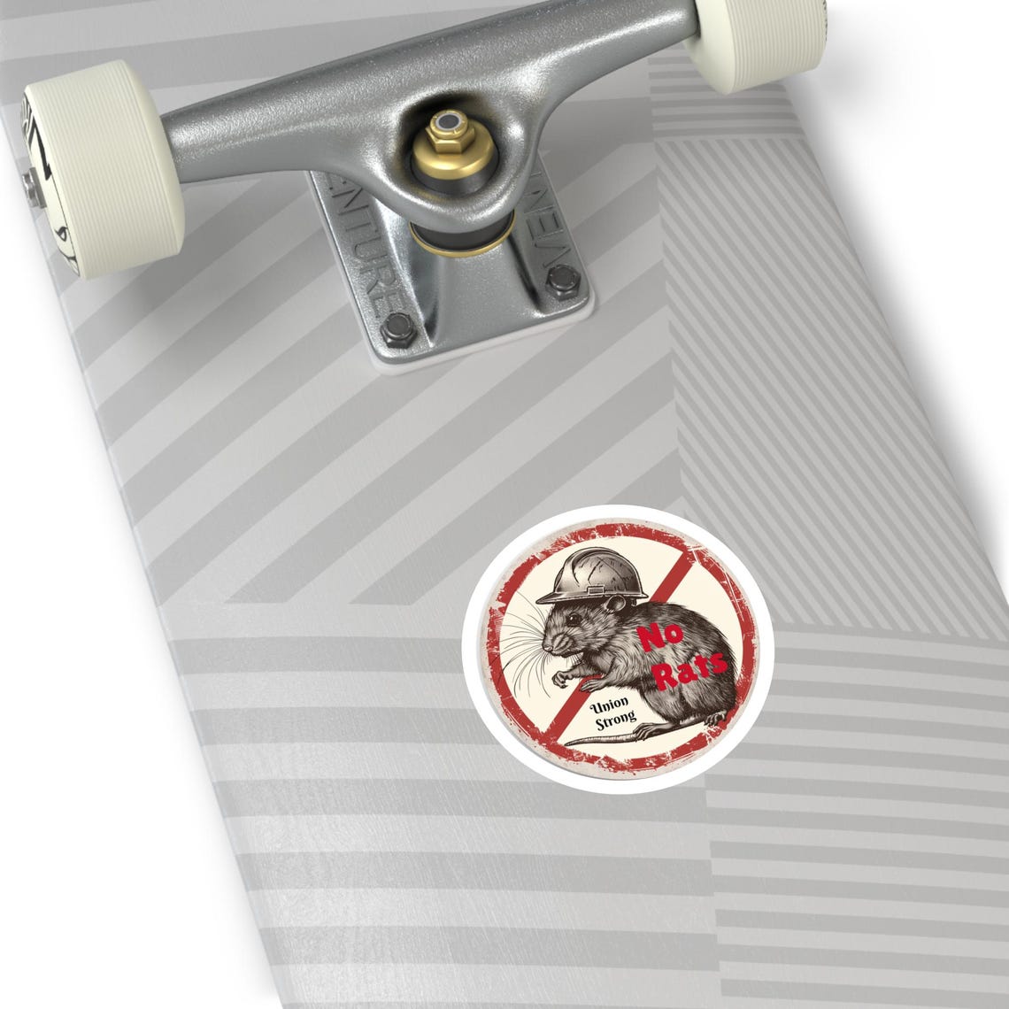 No Rats Union Strong Hardhat Sticker Water and Scratch Resistant - Etsy