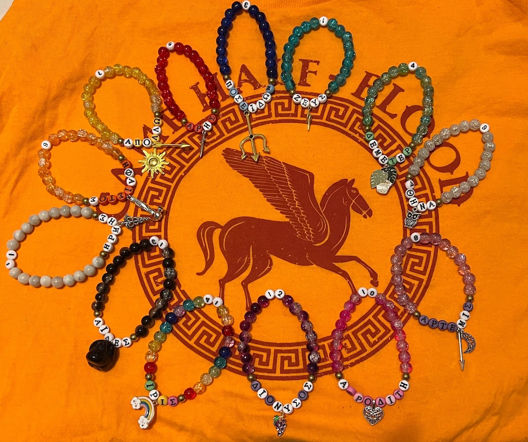 Percy Jackson Camp Half-blood Cabin Bracelets - Etsy