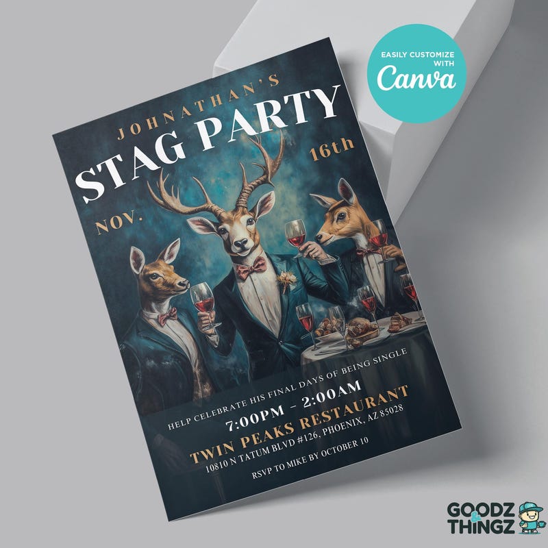 Stag - Etsy