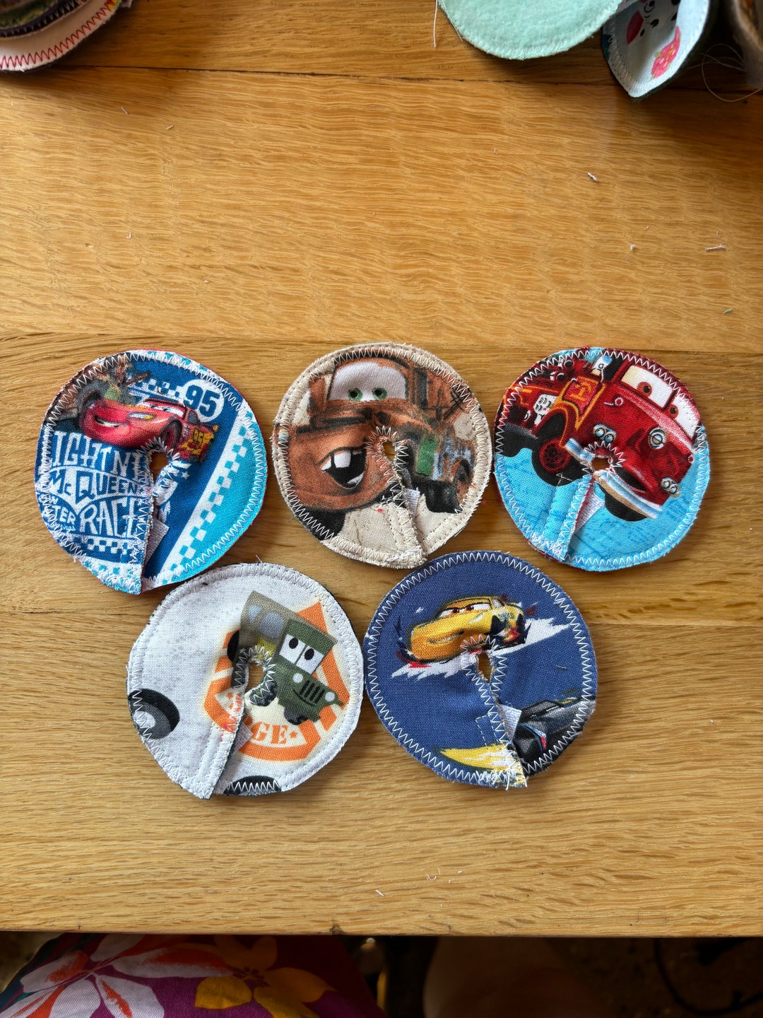 Feeding Tube Pads Set of 5 Disney Cars the Movie. - Etsy