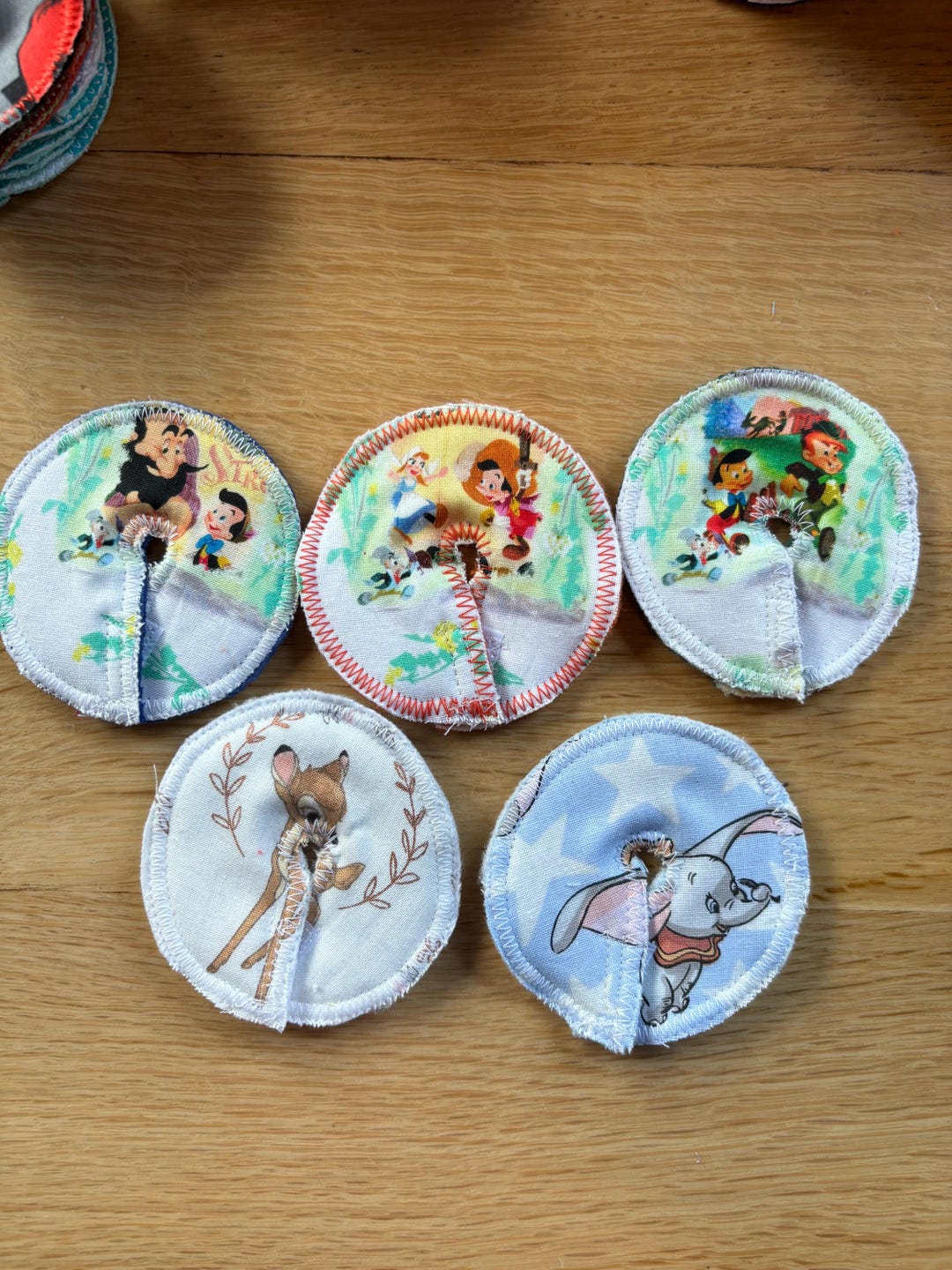 Classic Disney: Dumbo, Bambi & Pinocchio Feeding Tube Pad Set of 5 - Etsy