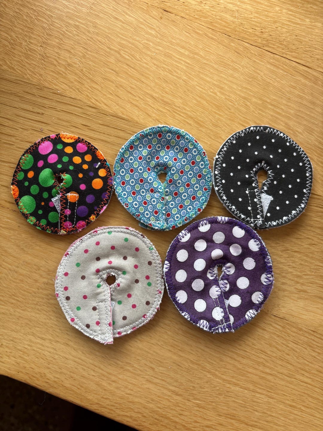 Polka Dot Paradise - Feeding Tube Pad Set of 5 - - Etsy