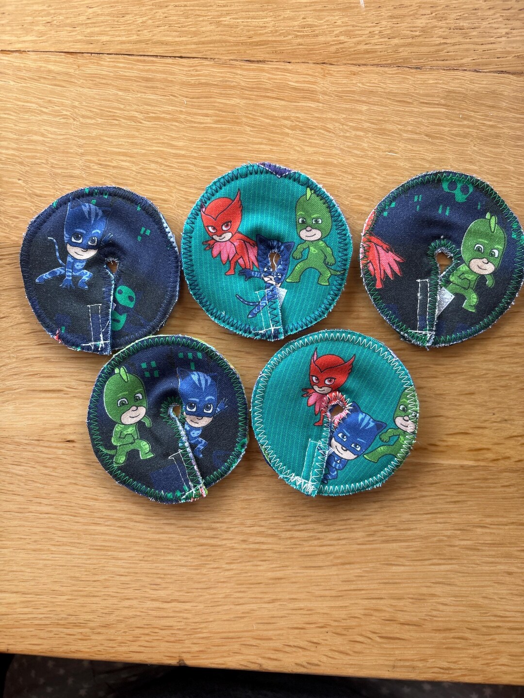 PJ Mask - Feeding Tube Pad Set of 5 - Etsy
