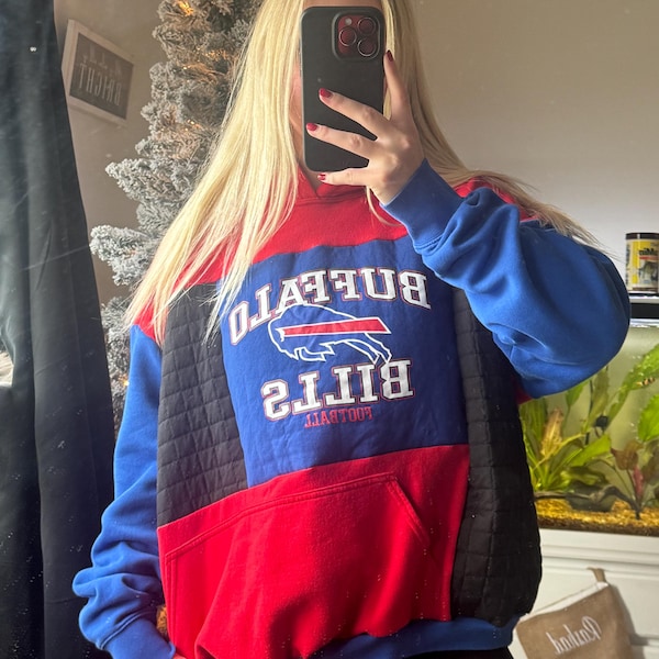 Reworked Hoodie Patchwork - Etsy