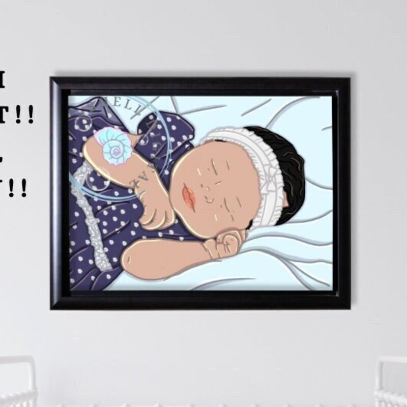 Baby Portrait - Etsy