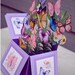 Pop up Greeting Teacher Appreciation Day Colorful Card Flowers Gift for ...