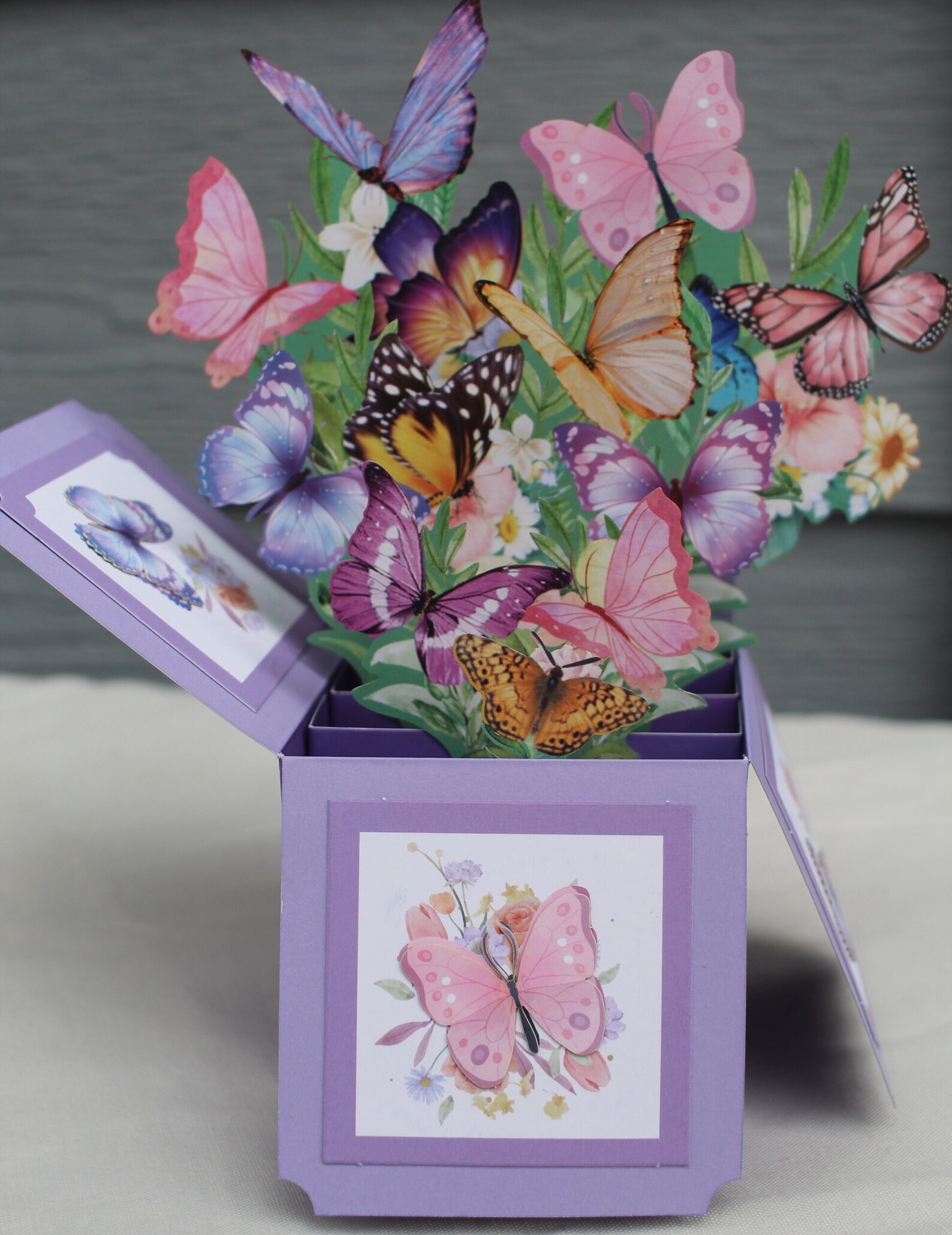 Pop up Greeting Teacher Appreciation Day Colorful Card Flowers Gift for ...
