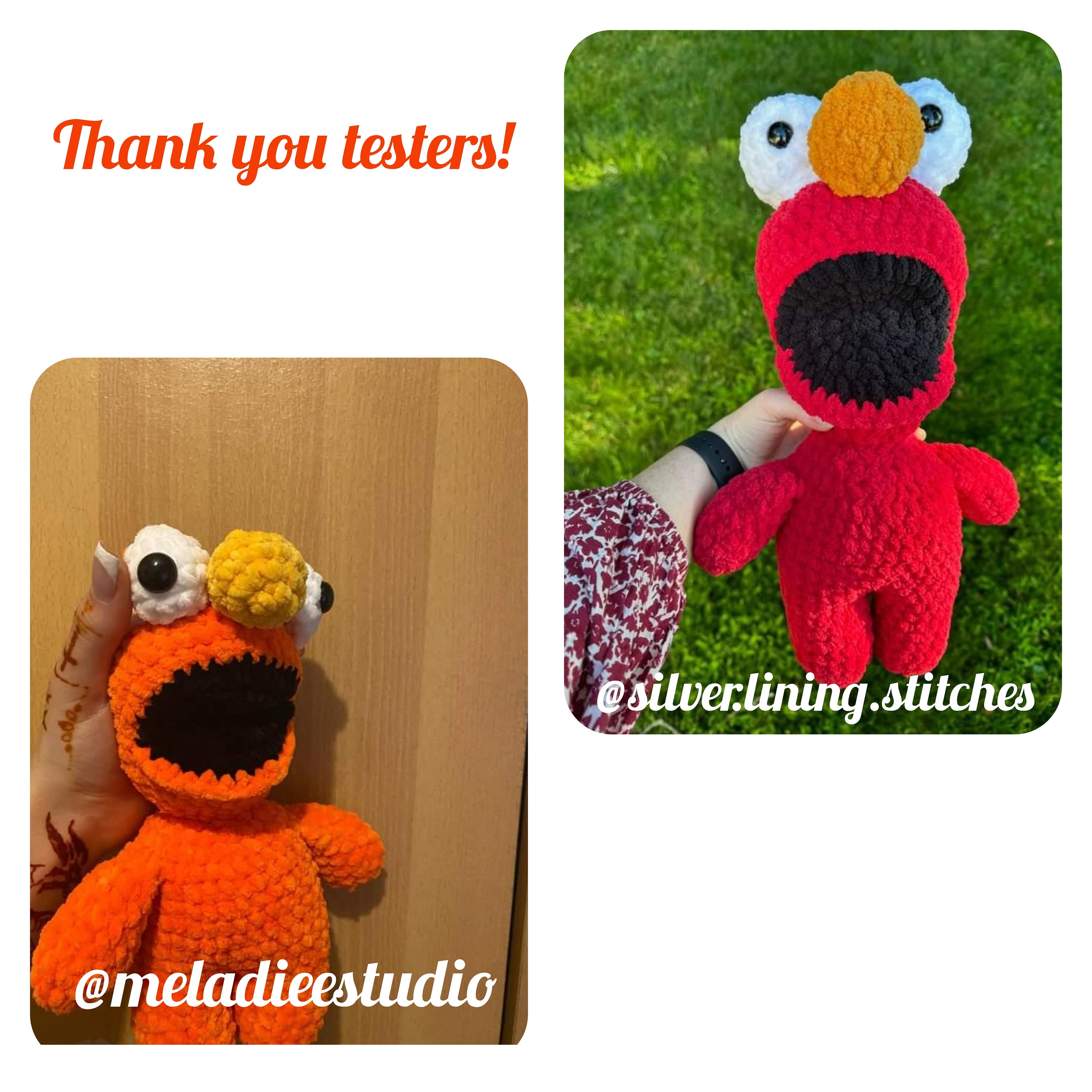 Elmo Crochet Pattern PDF / Häkelanleitung - Etsy