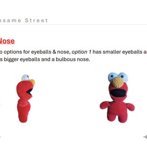 Elmo Crochet Pattern PDF / Häkelanleitung - Etsy