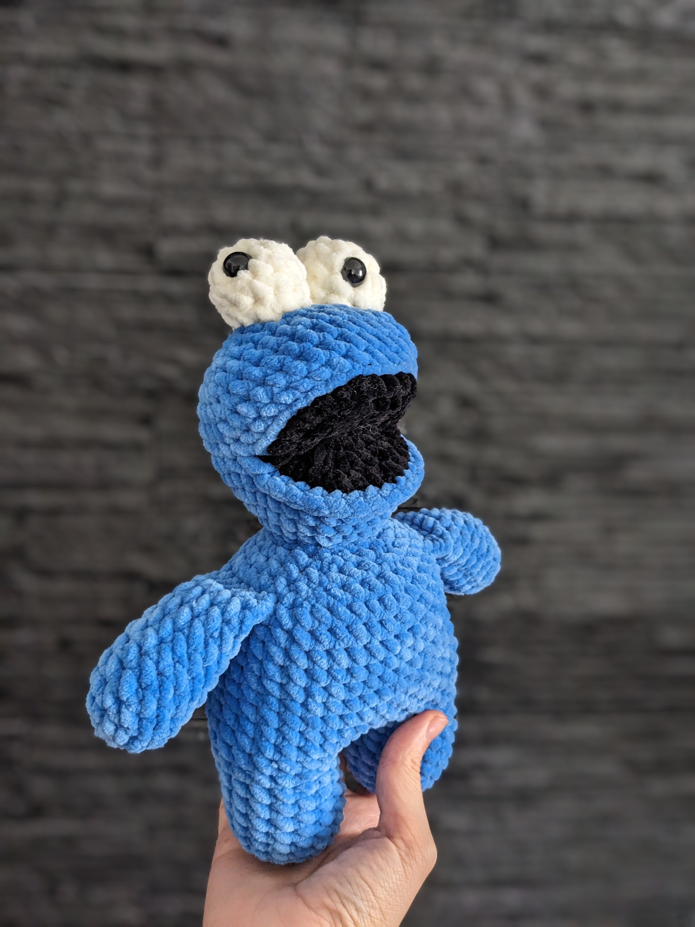 Cookie Monster Crochet Pattern PDF / Häkelanleitung Krümelmonster - Etsy