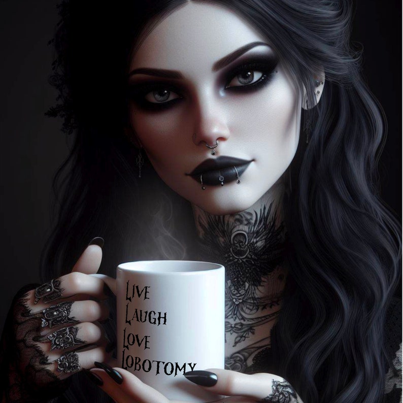 Live Laugh Love Lobotomy Ceramic Mug, 11oz - Etsy