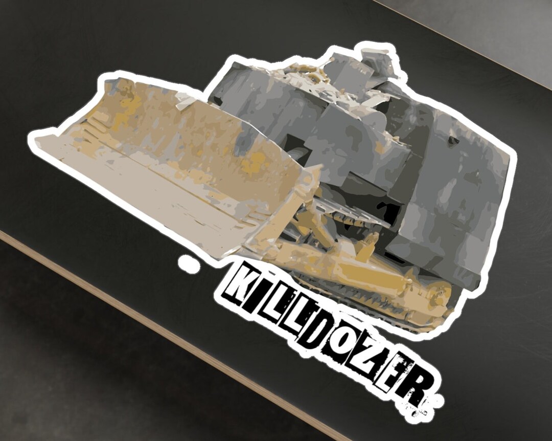 Killdozer Kiss-cut Vinyl Decals - Etsy