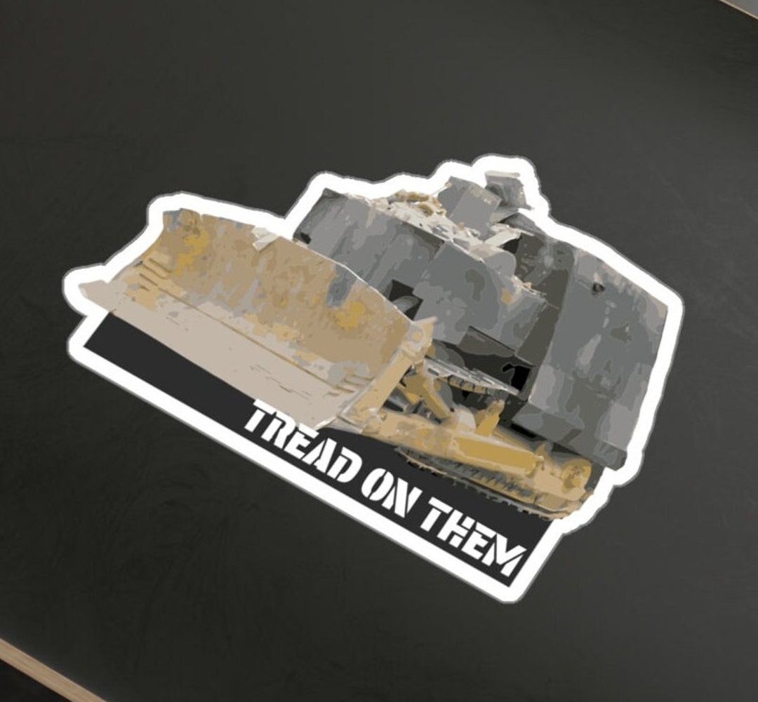 Killdozer Tread on Them Kiss-cut Vinyl Decals - Etsy