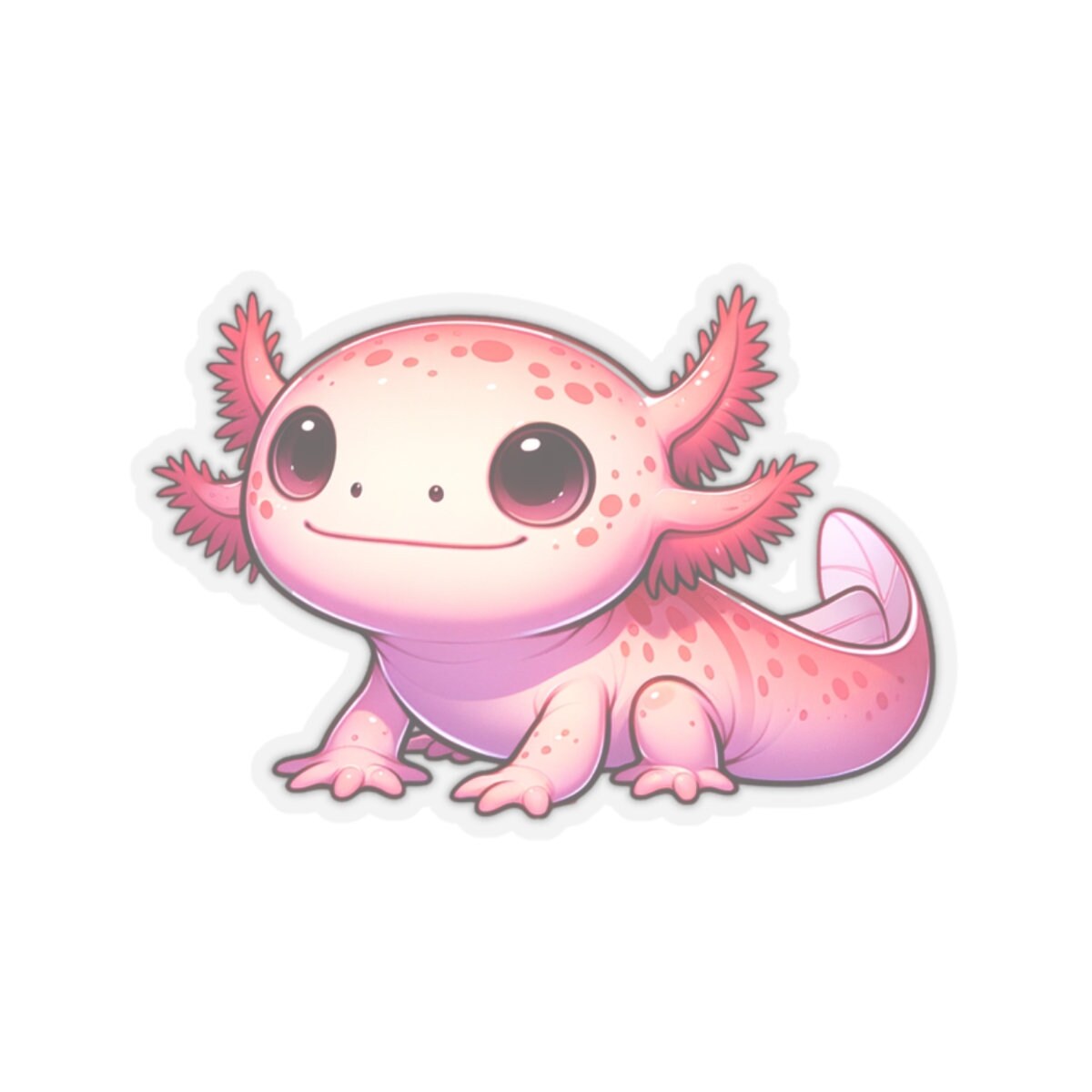 Axolotl Kiss-cut Stickers - Etsy