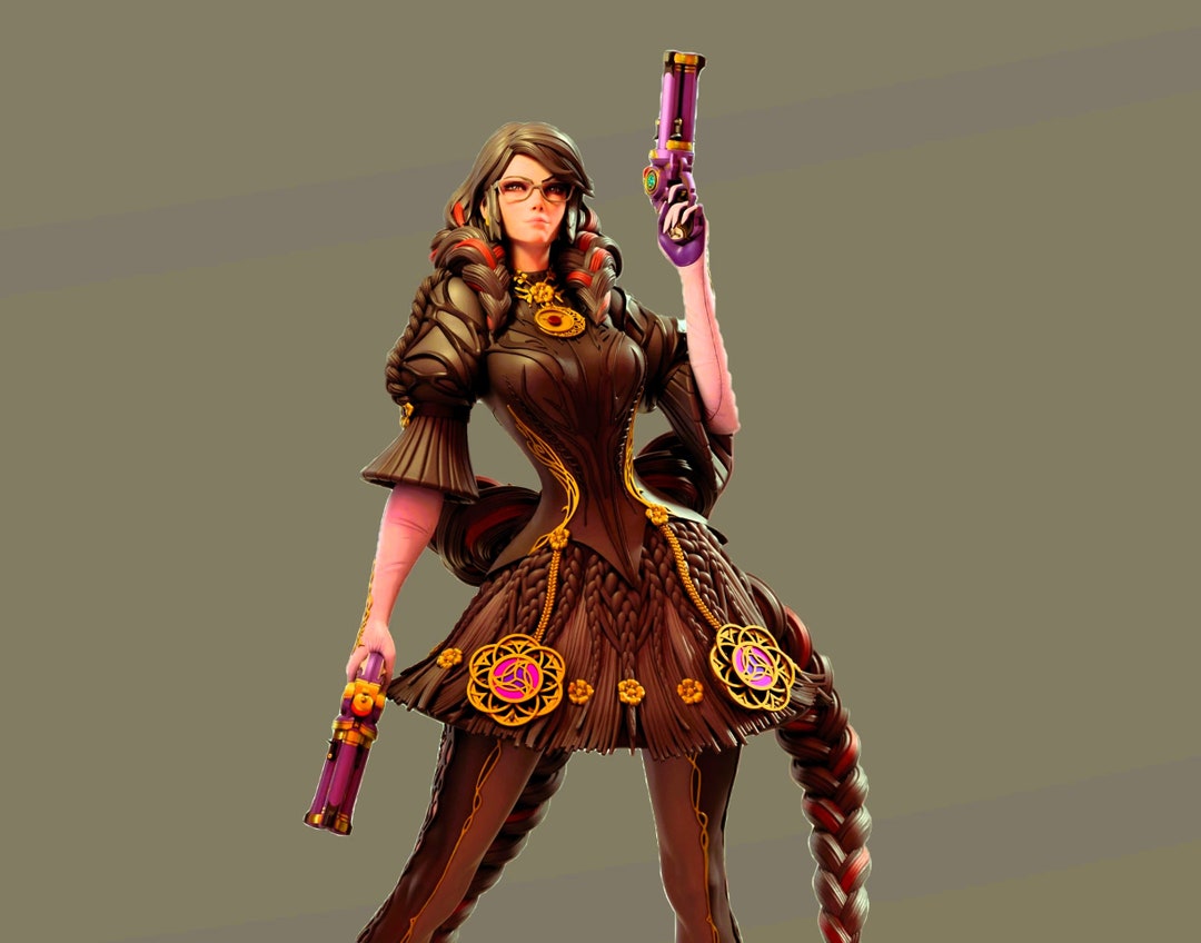Bayonetta,3d File, 3D Model, Diorama,print, Printing File, 3D Printer ...