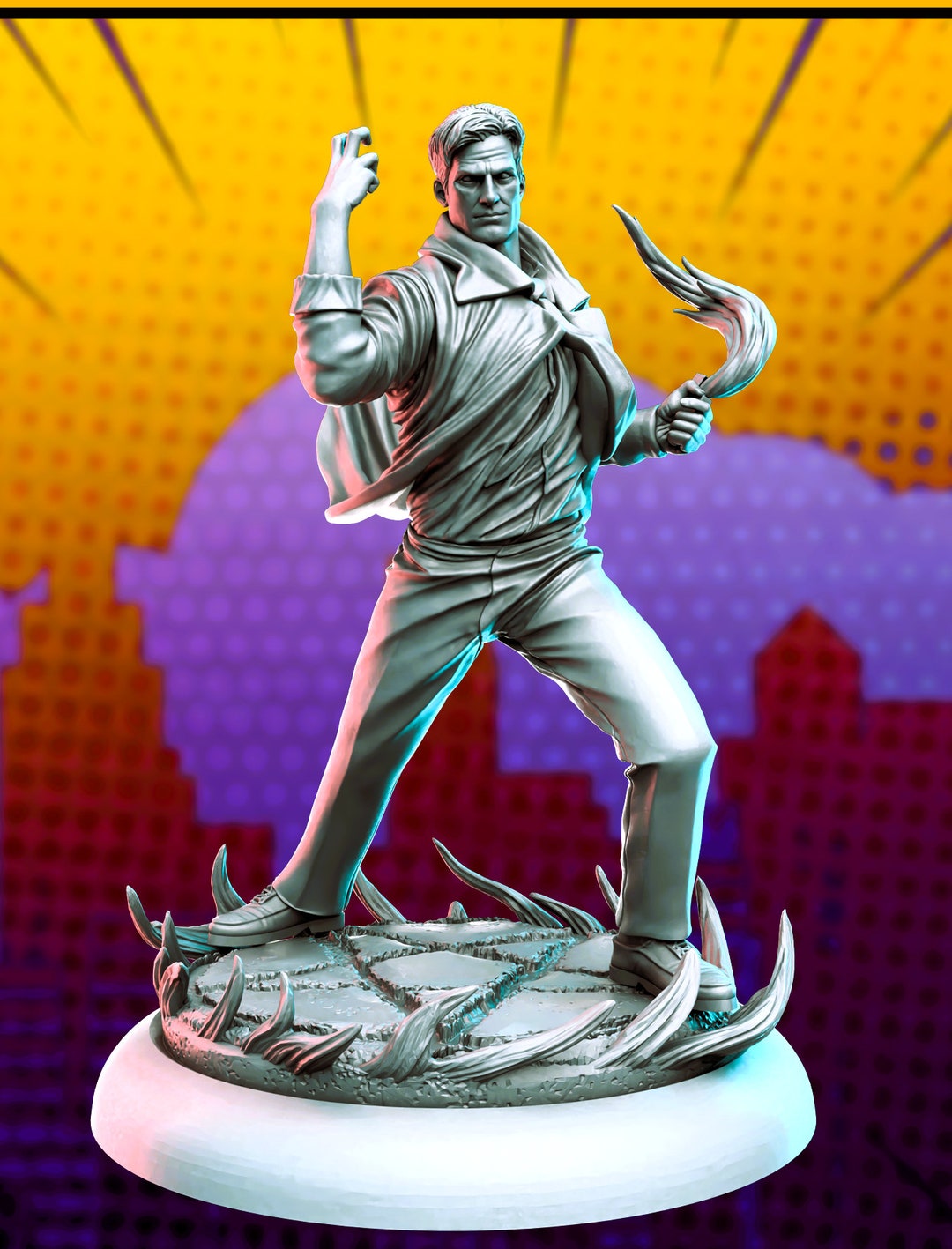 John Constantine,3d File, 3D Model, Diorama,print, Printing File, 3D ...