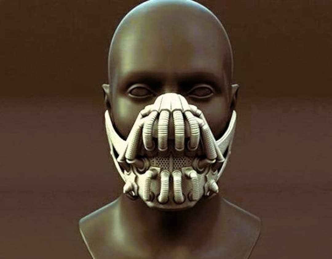 Bane Mask,3d File, 3D Model, Diorama,print, Printing File, 3D Printer ...