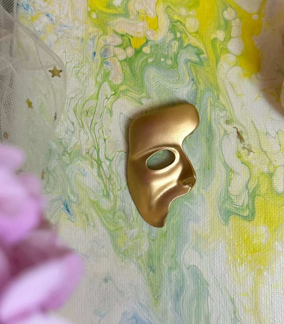 Phantom of the Opera Mask Brooch - Etsy