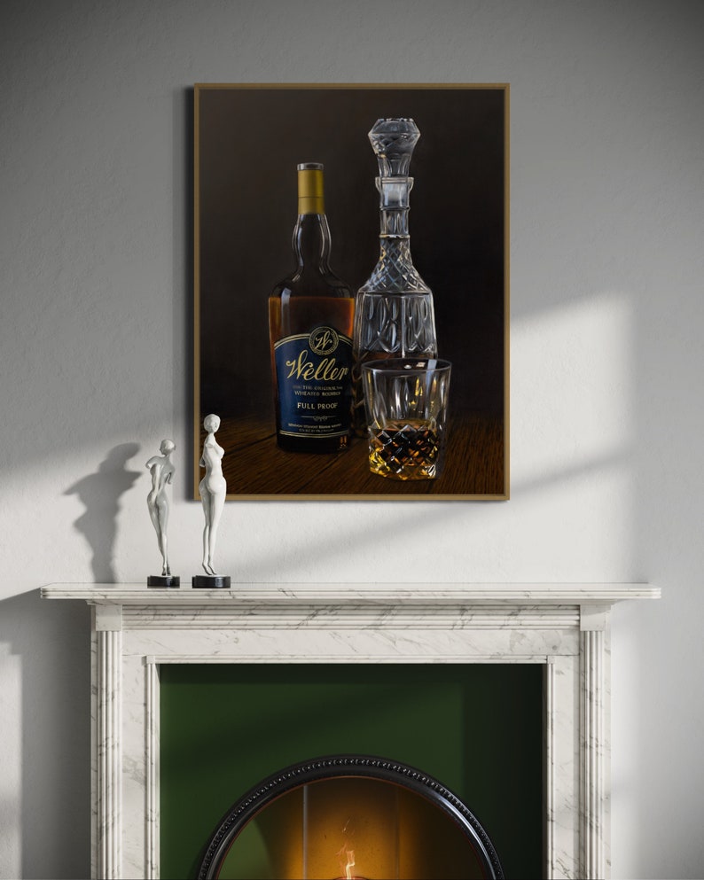 Whiskey Bourbon Fine Art Print, "weller" - Etsy