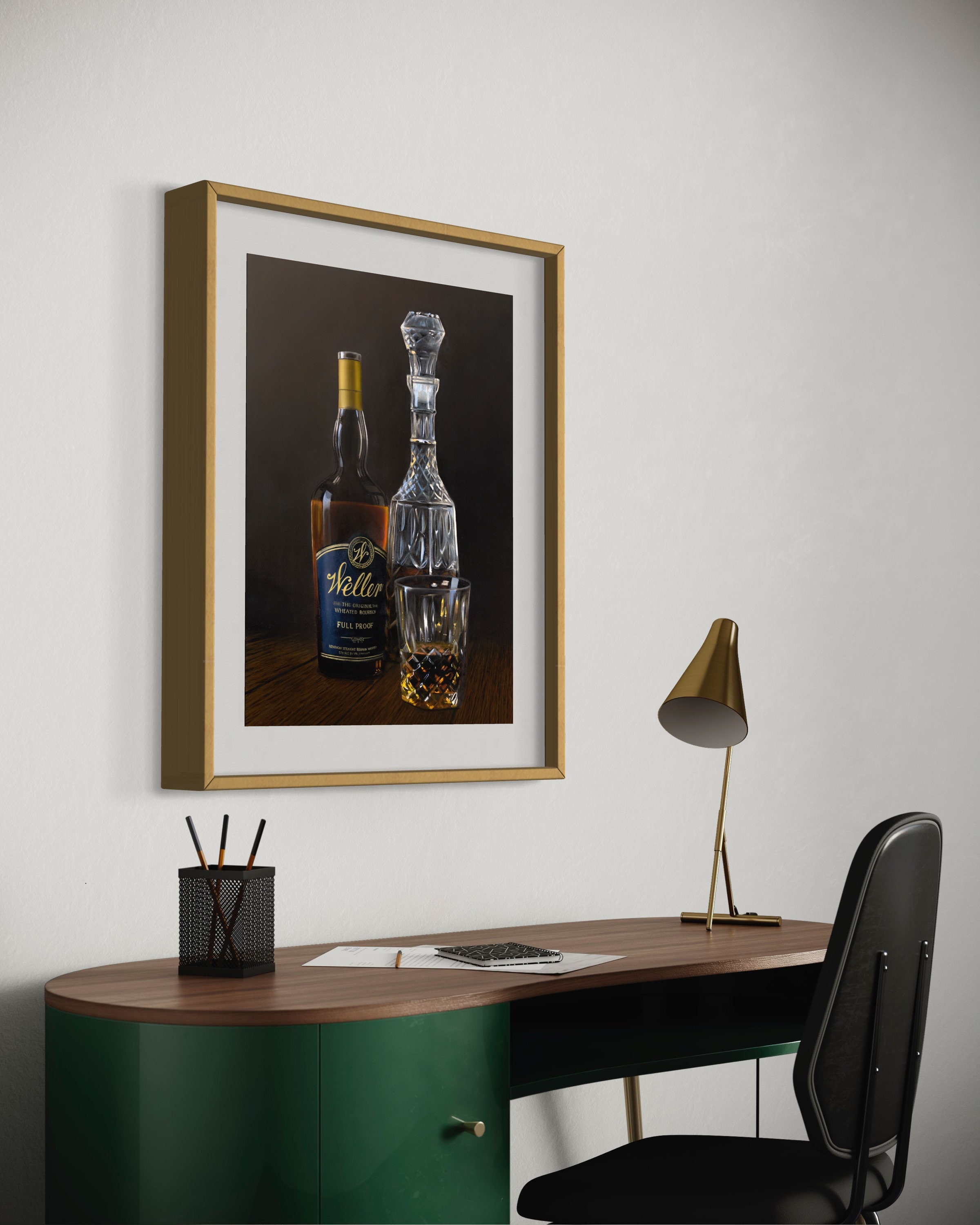 Whiskey Bourbon Fine Art Print, "weller" - Etsy