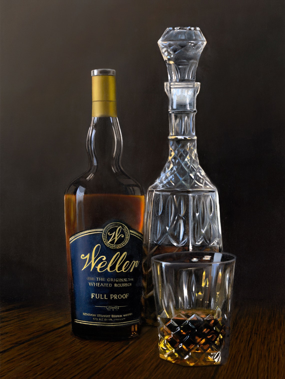 Whiskey Bourbon Fine Art Print, "weller" - Etsy