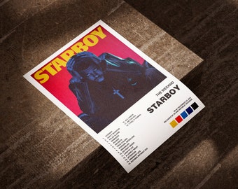 The Weeknd Starboy Album Poster - Etsy