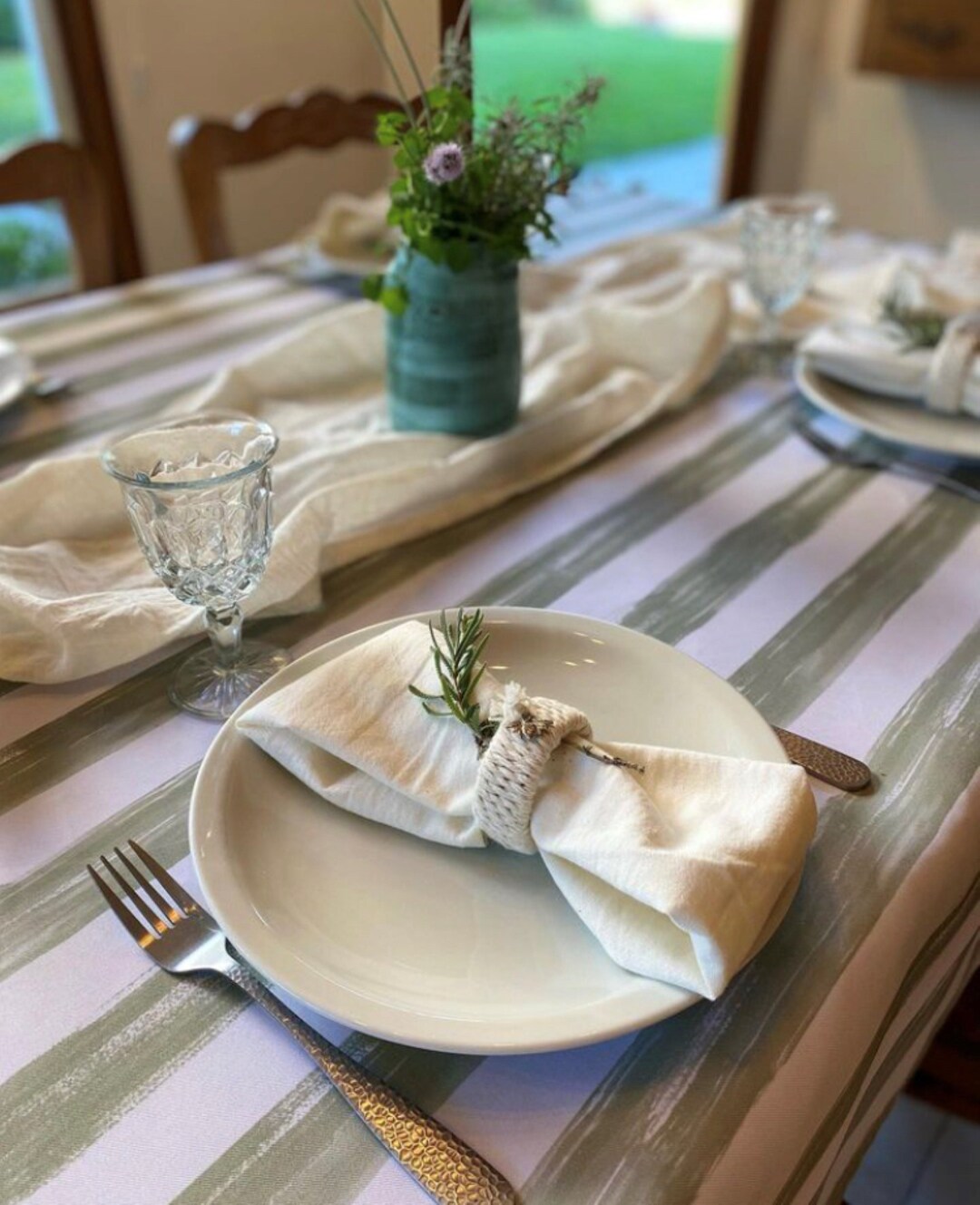 Stain-resistant, Waterproof, Liquid-repellent Tablecloth. Rectangular ...