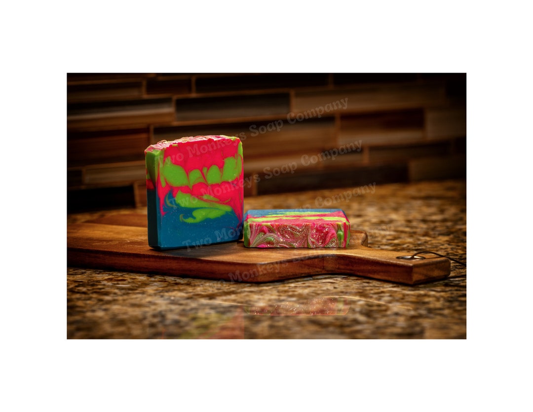 Glow in the Dark Soap, Coconut Oil Soap, Neon Soap, Handmade Soap, Gift ...