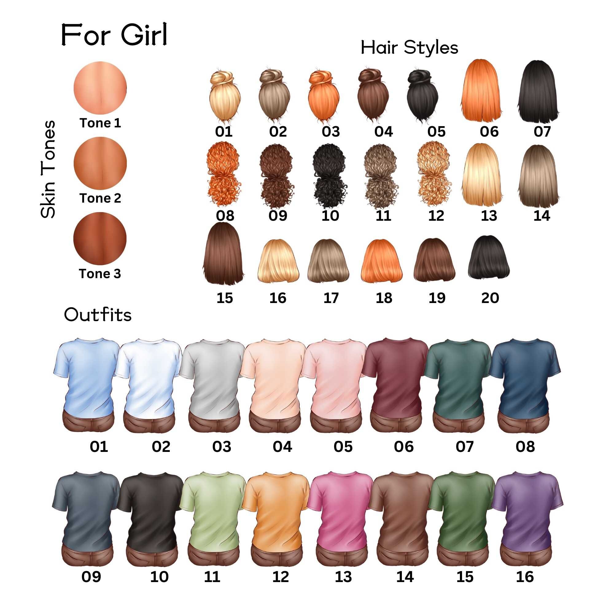 Personalized Family Decals Custom Family Stickers of Family Member ...