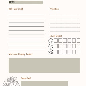 Self Care, Good Notes Journal, Digital Download Organizer, Gratitude ...