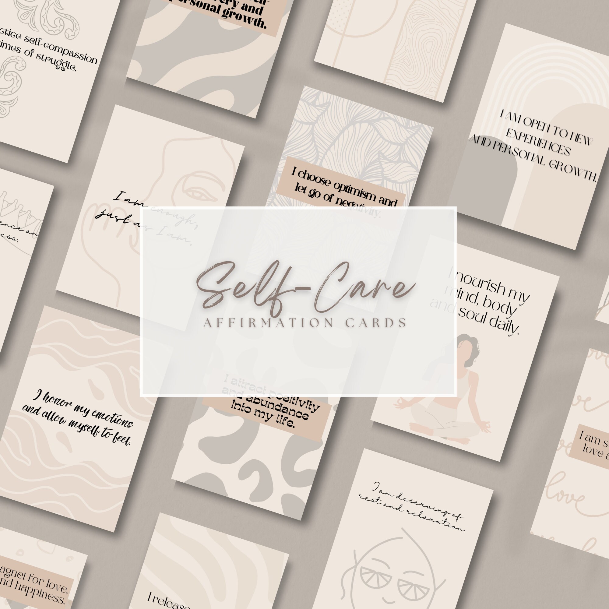 Self Care Affirmation Cards, Affirmation Cards Printable, Affirmation ...