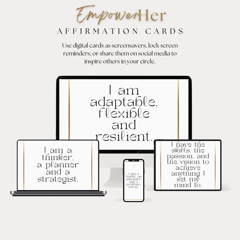 Empowerher Affirmation Cards, Affirmation Cards Printable, Affirmation ...