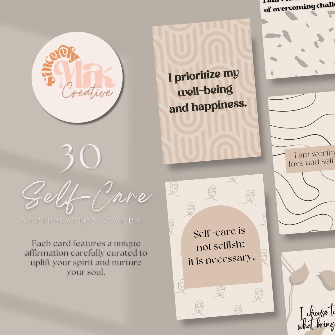 Self Care Affirmation Cards, Affirmation Cards Printable, Affirmation ...