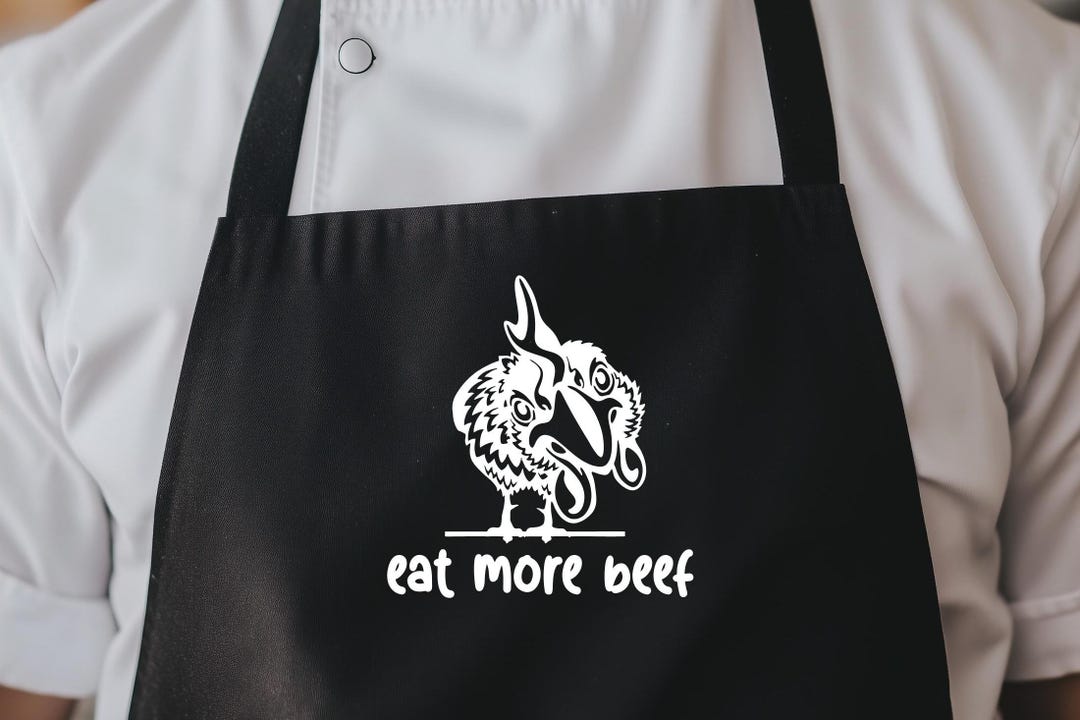 Funny Eat More Beef Adult Unisex Apron/chicken Apron/chicken Lover Gift ...