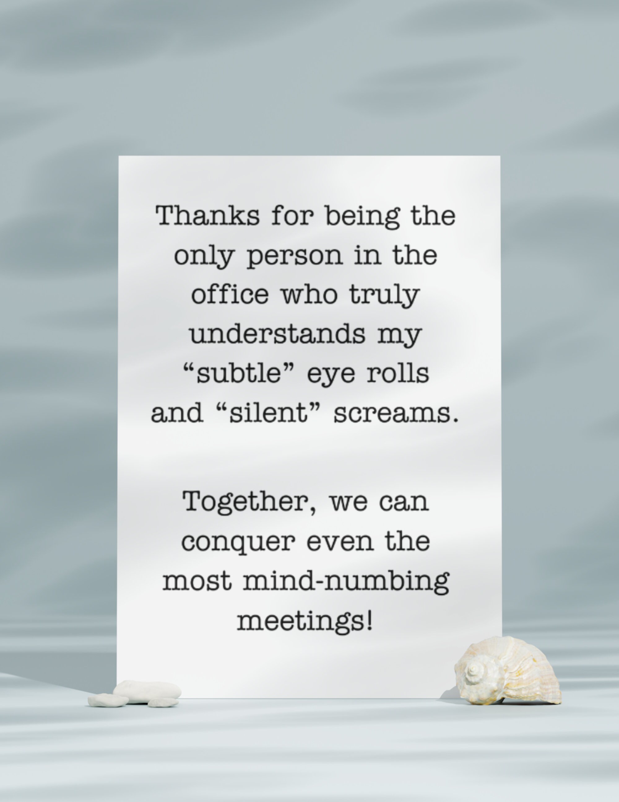 Printable Coworker Appreciation Card, Acknowledgement Card, Thank You ...