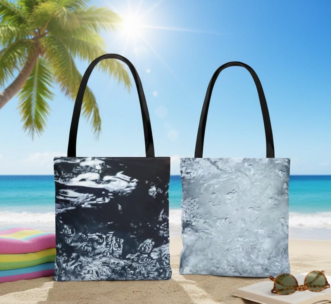 Bubbles Tote Bag- Double Sided Design - Etsy