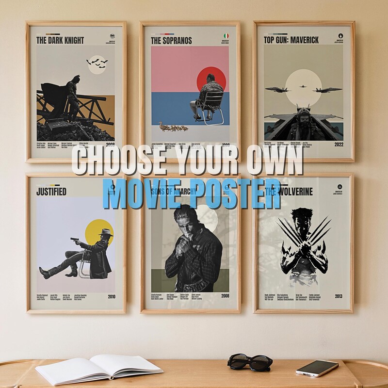 Vintage Movie Wall Art - Etsy