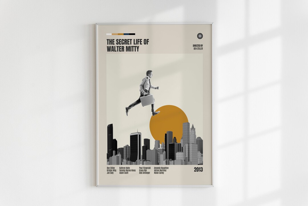 VINTAGE INSPIRED Movie Print, Retro Movie Print, Midcentury Modern ...