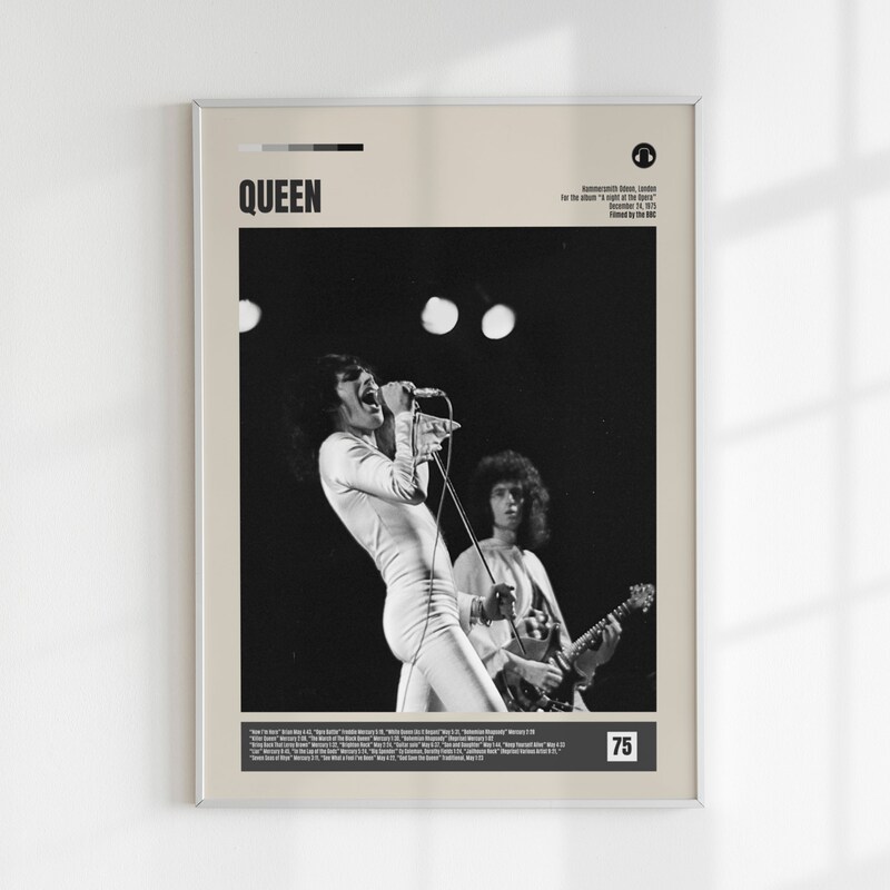 Queen Band Poster - Etsy