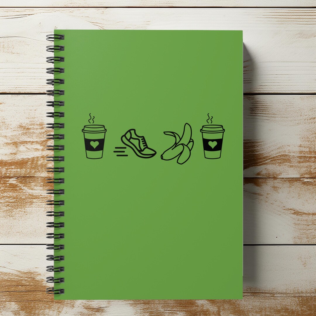 Coffee Run Spiral Notebook: Fun Gift for Runners - Etsy