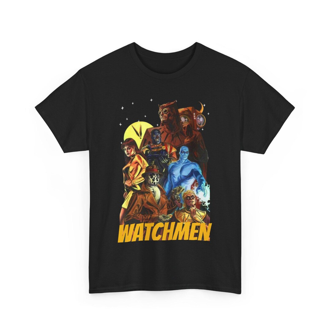 The Watchmen T-shirt, Graphic Tee, Comic Book Shirt, Superhero Top, Pop ...
