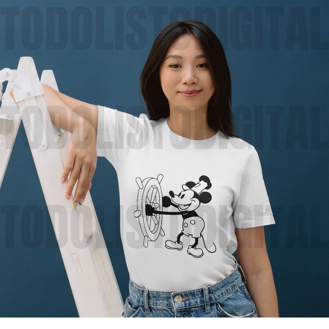 Mickey Mouse 1928 First Film Steam Boat Willie Vector, Pdf, Png, Svg ...