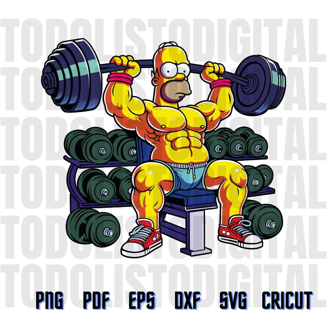 Vectorized Cartoon Homer Package in Png, Pdf, Dxf, Eps, Svg, Cricut ...