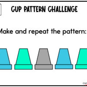 Dynamic Cup Stacking Set With Educational Task Cards for Preschool and ...