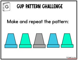 Dynamic Cup Stacking Set With Educational Task Cards for Preschool and ...