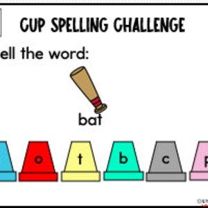 Dynamic Cup Stacking Set With Educational Task Cards for Preschool and ...