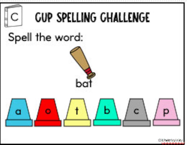 Dynamic Cup Stacking Set With Educational Task Cards for Preschool and ...