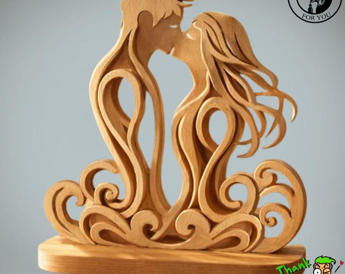 Couple Hearts Laser Cut File, Romantic Gift (svg, Pdf, Eps, Dxf ...