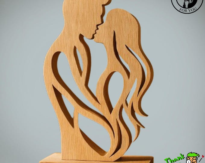 Couple Hearts Laser Cut File, Romantic Gift (svg, Pdf, Eps, Dxf ...
