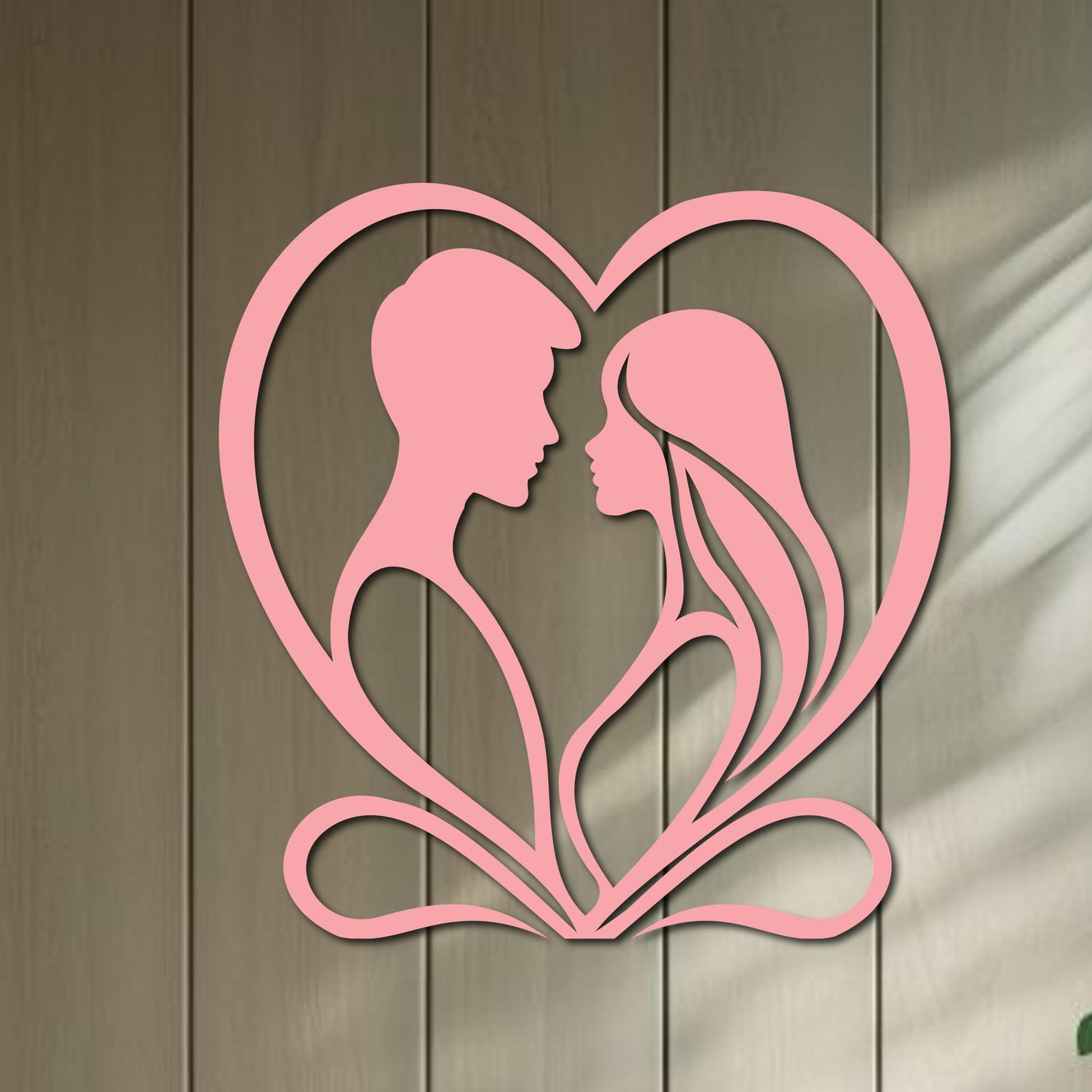 Couple Hearts Laser Cut File, Romantic Gift (svg, Pdf, Eps, Dxf). - Etsy